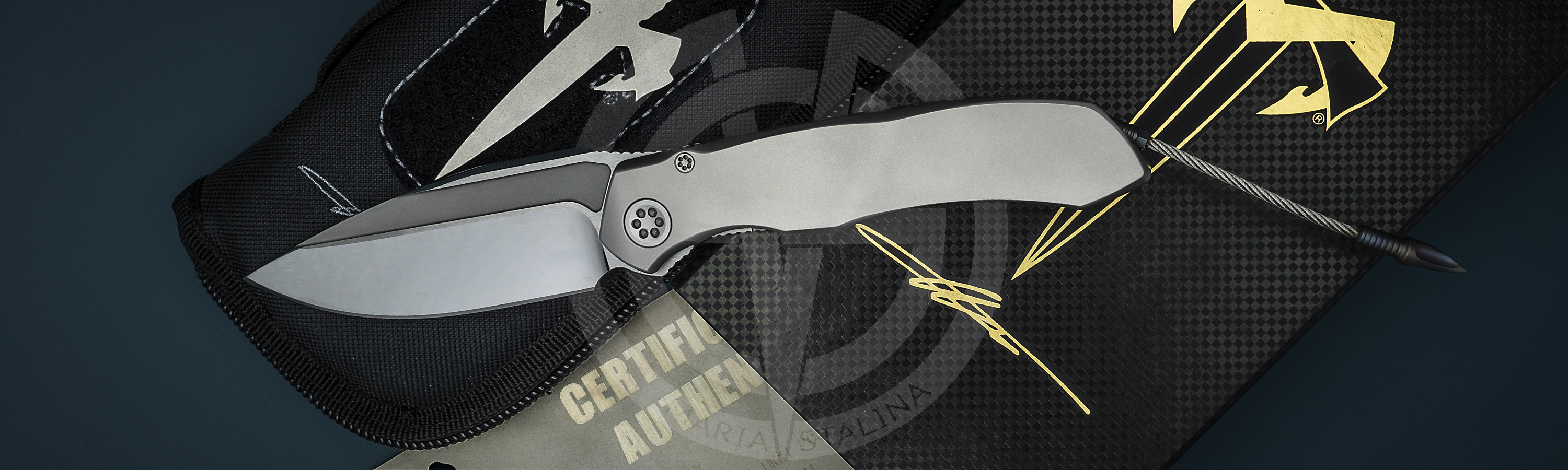 Anax полированный нож стрекоза Энтони Марфионе Marfione Custom Knives