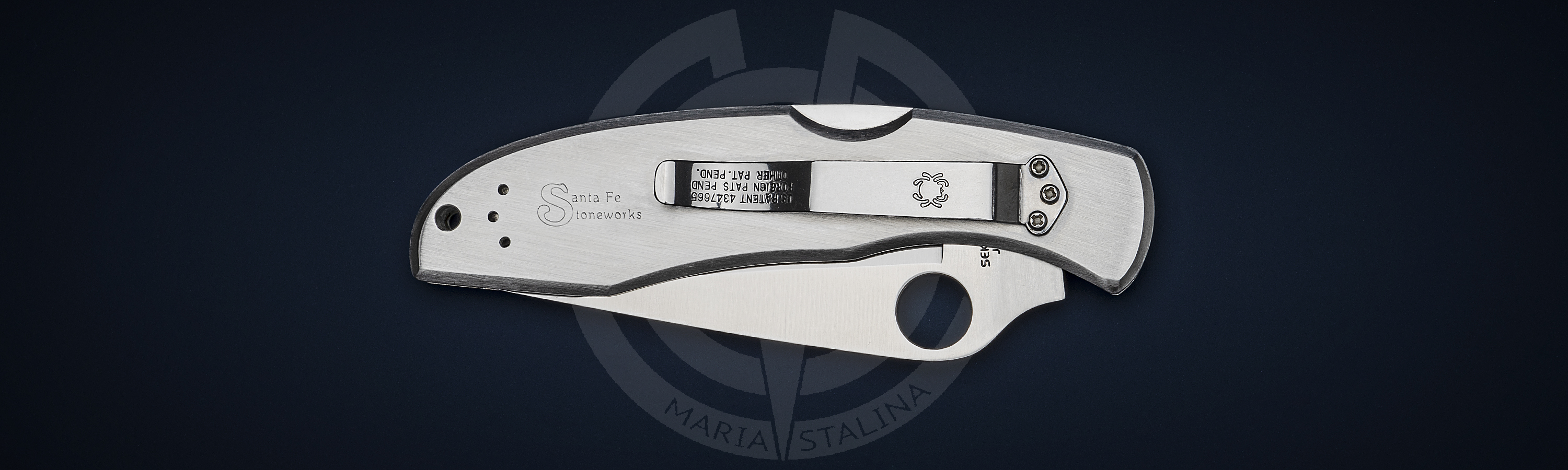 Spyderco Endura нож кастомизация Santa Fe Stoneworks